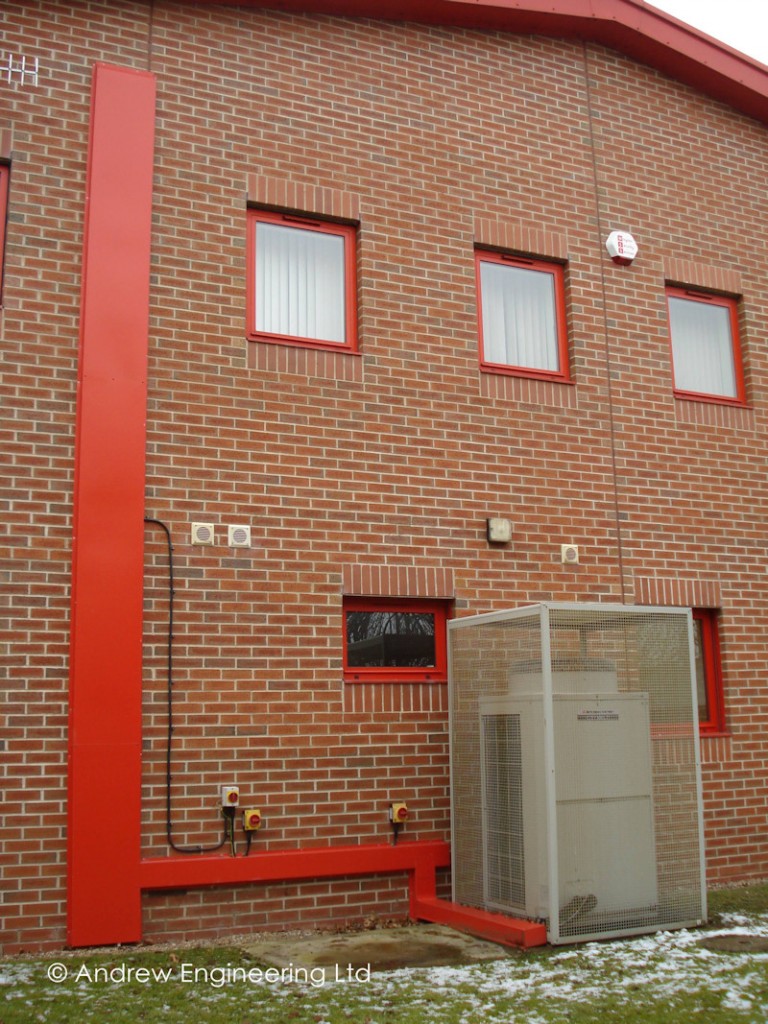 Pipework Cladding (Red) – Andrew Engineering